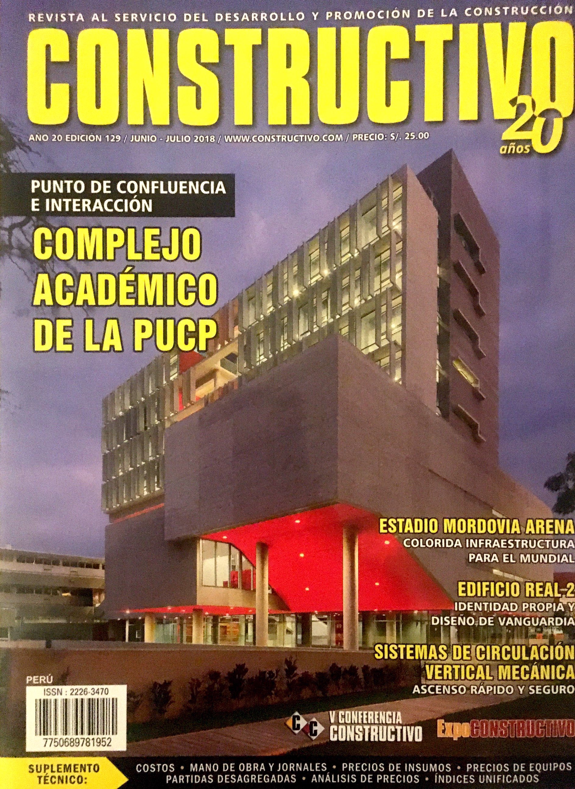 Constructivo Edición 129 – Junio-Julio 2018 – ESARQUITECTURA